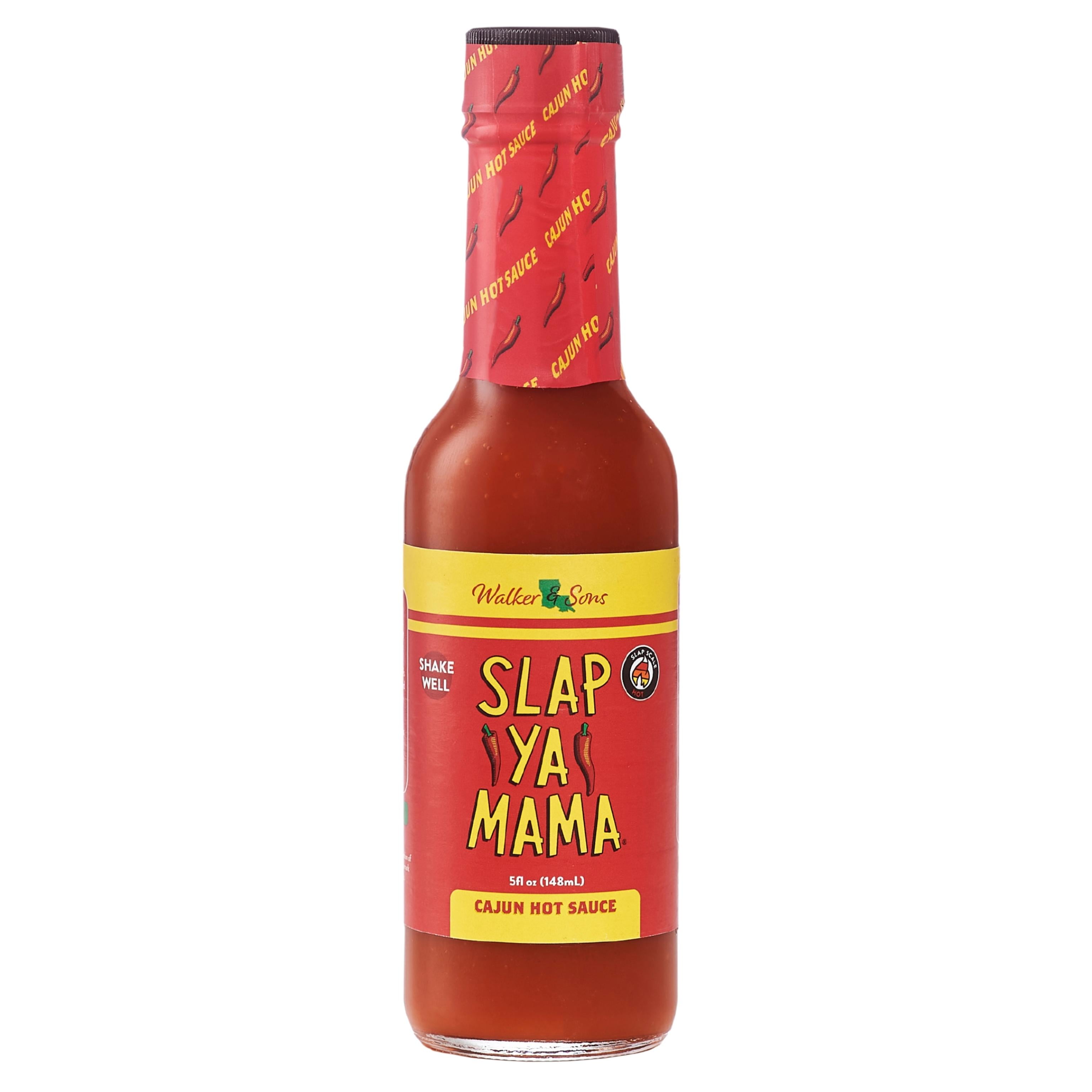Slap Ya Mama Cajun Hot Sauce 5 fl oz, bold Cajun flavor, spicy hot ...