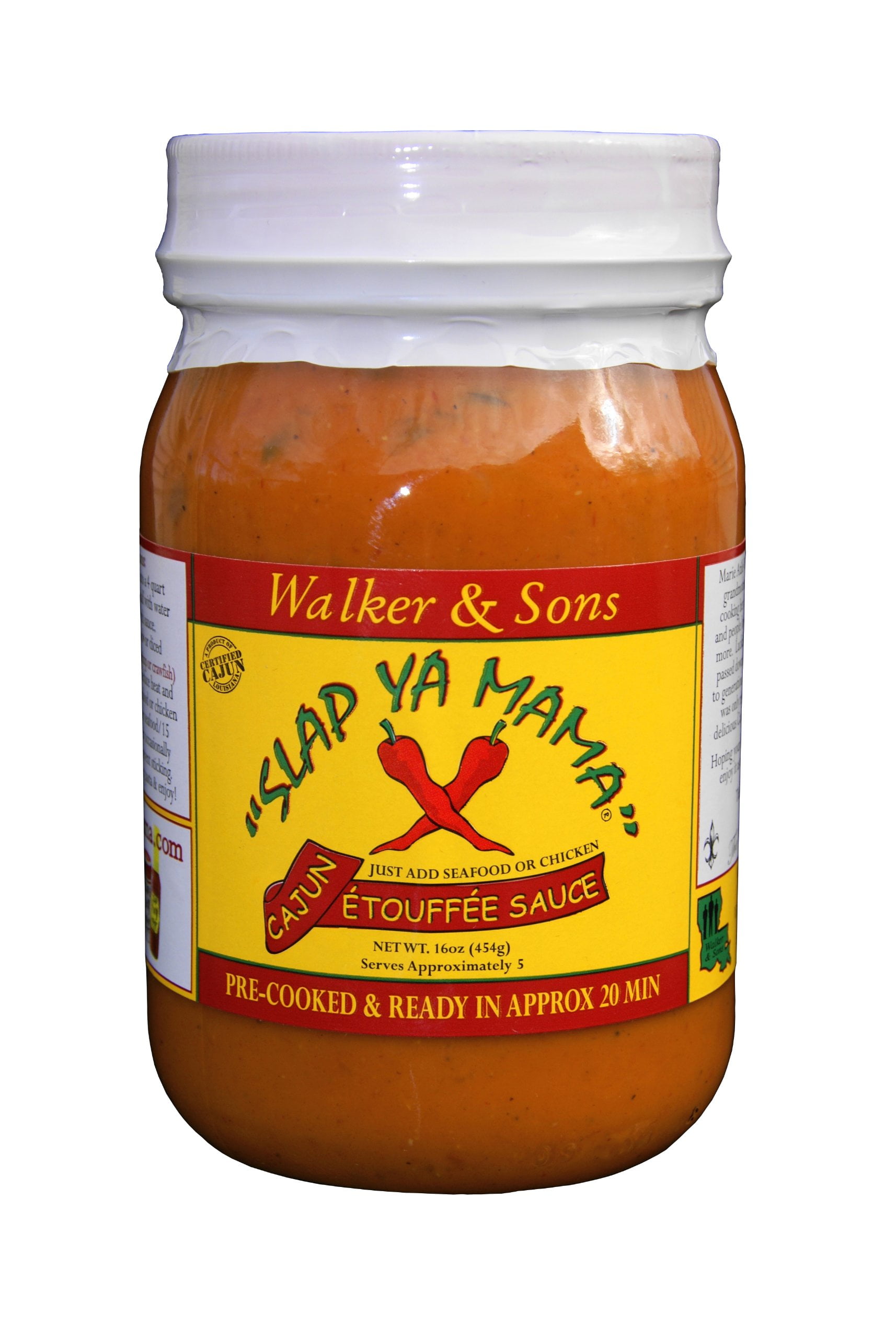 Slap Ya Mama Cajun OKA4 Etouffee Sauce, 16-Ounce Jars (Pack of 4 ...