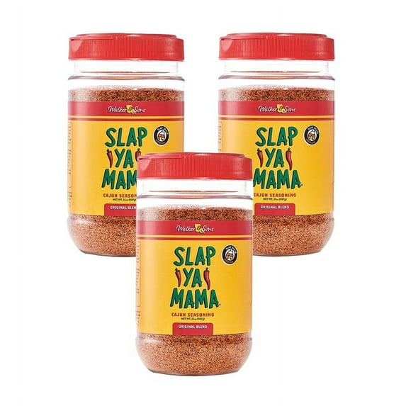 Slap Ya Mama Original BCF26 Blend Cajun Seasoning - 32 oz, Pack of 3, All Natural, MSG Free ...