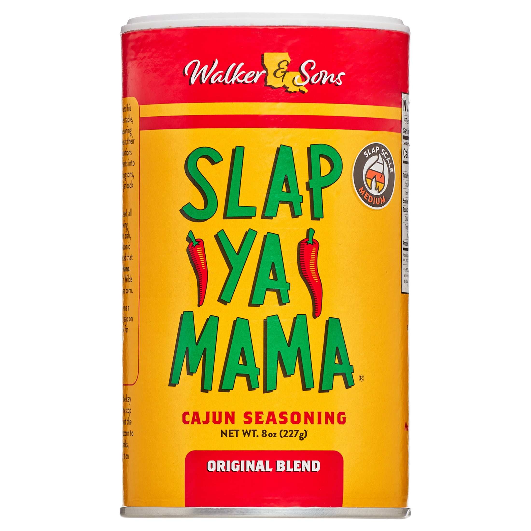 Slap Ya Mama Original Blend Cajun Seasoning, 8oz - Walmart.com