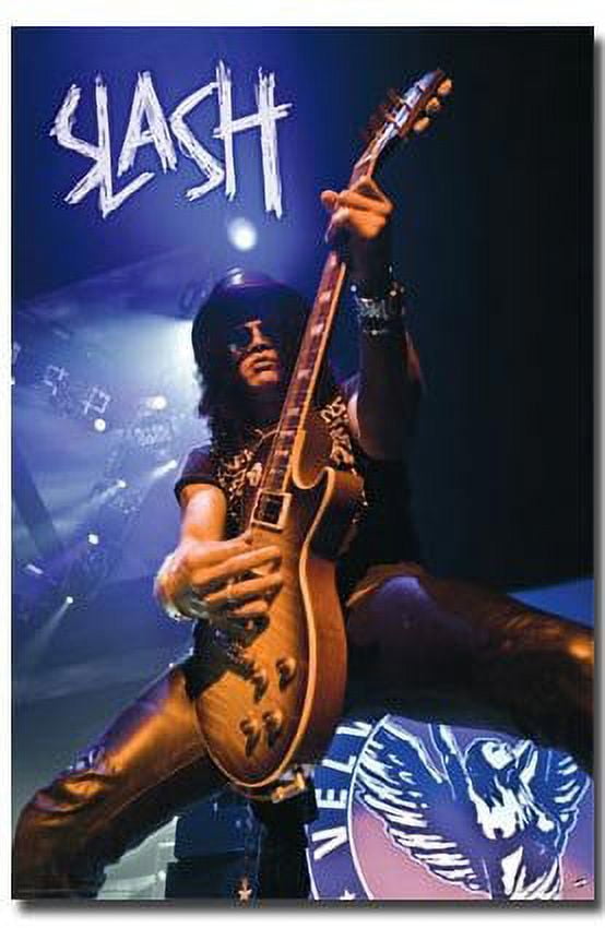 Slash Poster Live On Stage New 24x36 - Walmart.com