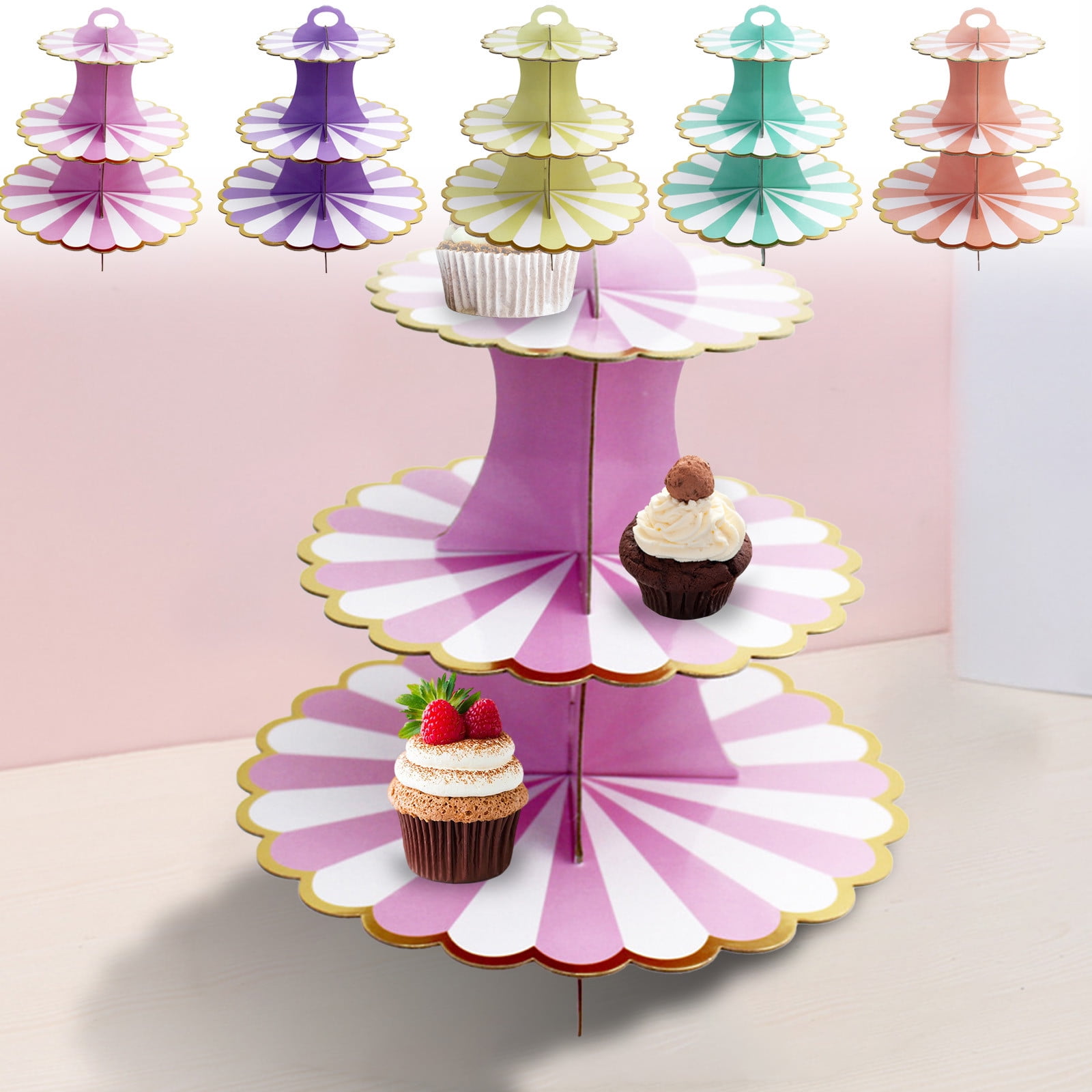 Slash Prices, 3-Tier Cake Stand for Birthday & Anniversary Parties ...