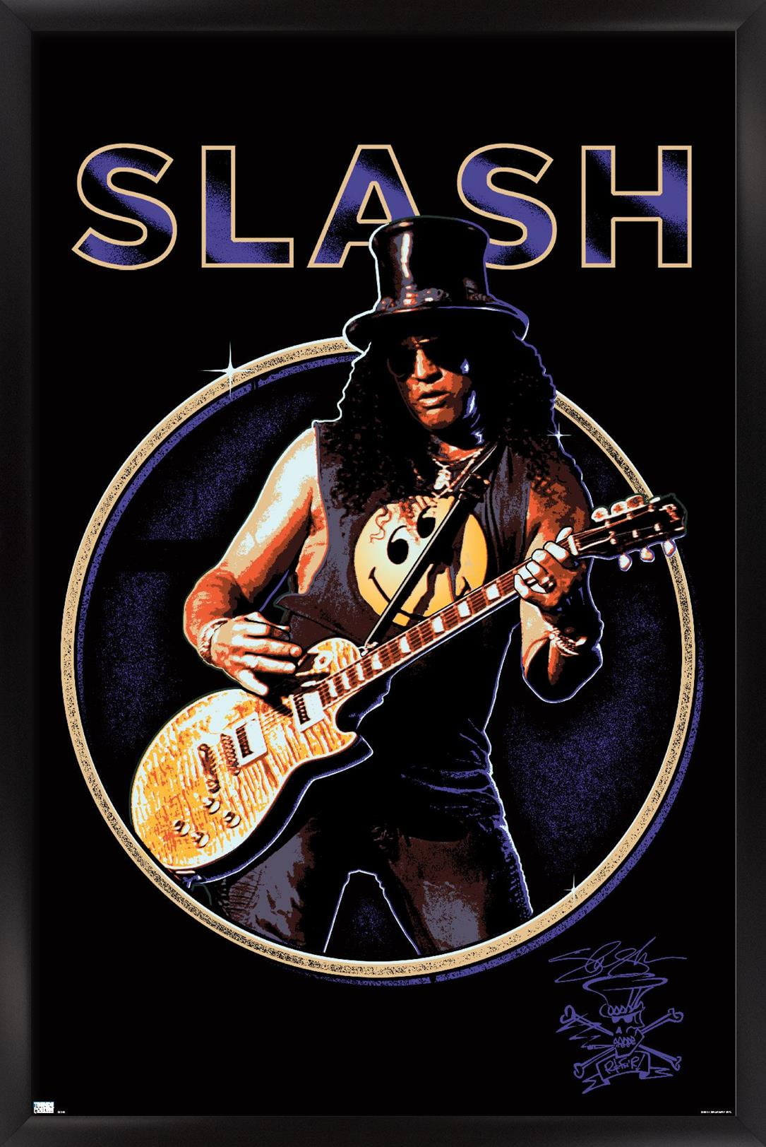 Slash - Purple Circle Wall Poster, 22.375" x 34" Framed - Walmart.com