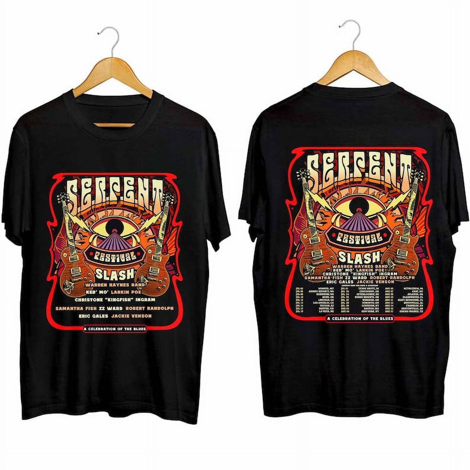 Slash - S.E.R.P.E.N.T Blues Festival 2024 Shirt, Slash Fan Shirt, Slash ...