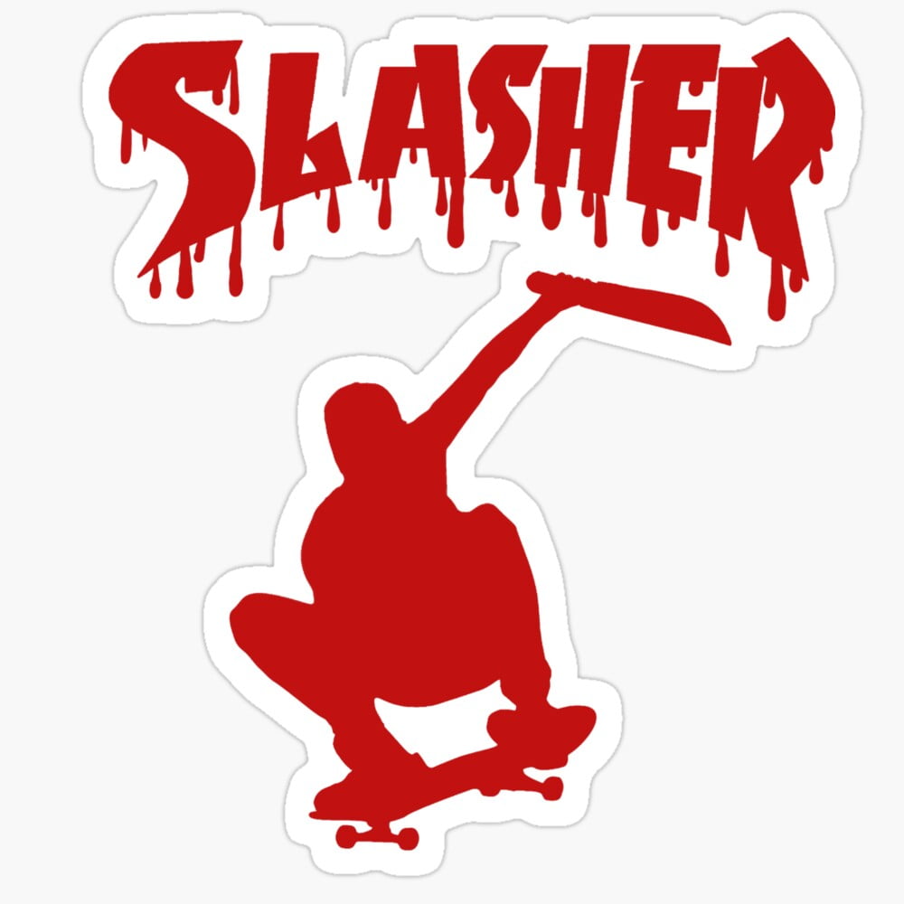 Slasher Drip Stickerphone Decal Water Bottle Stickers, Vinyl Stickers ...