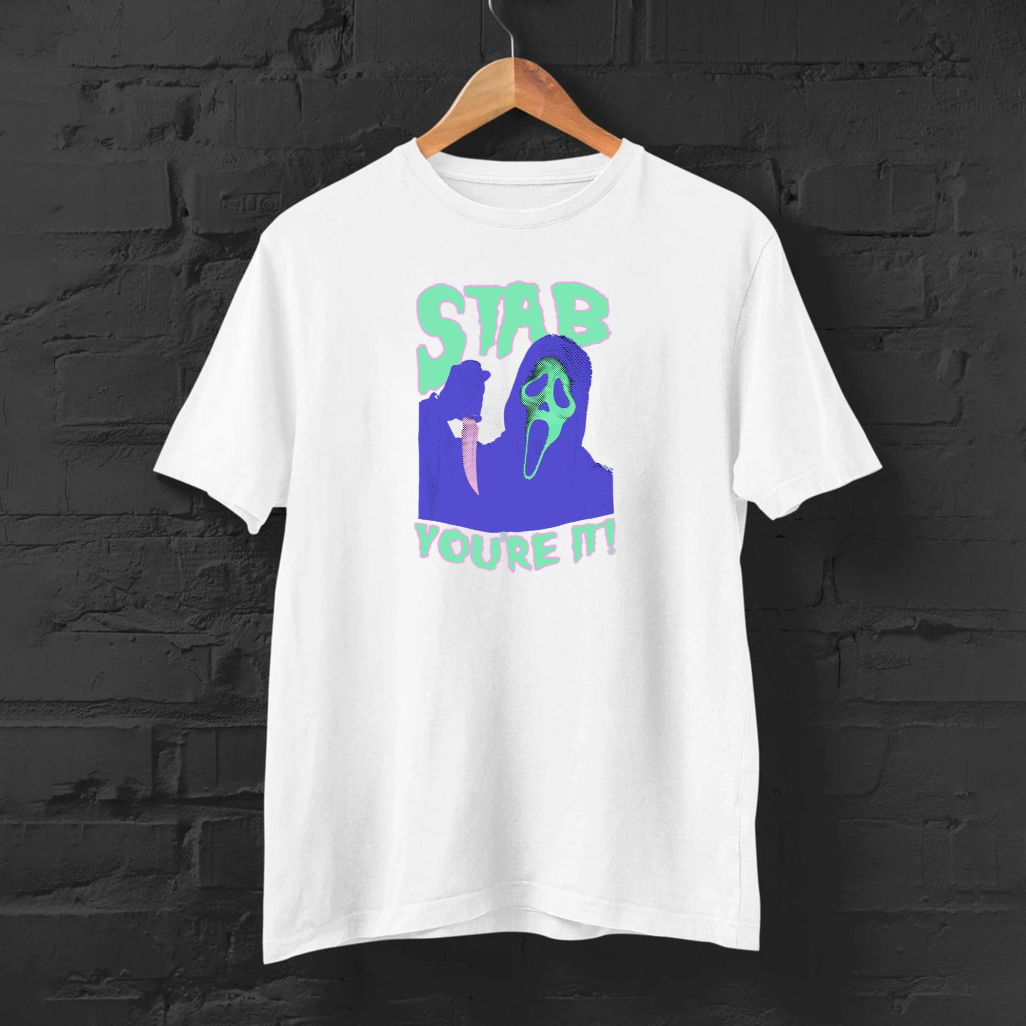 Slasher Film Tee, Horror Movie Graphic Shirt - Walmart.com