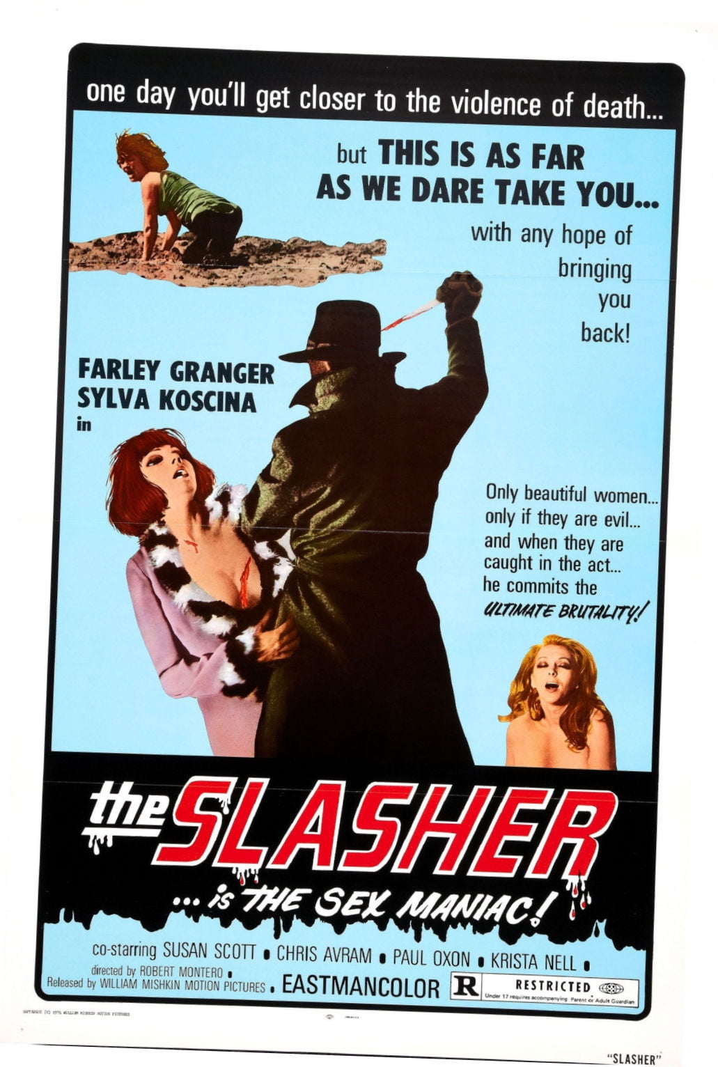 Slasher The Movie poster Metal Sign 8inx 12in Art Print on Metal 8x12 ...