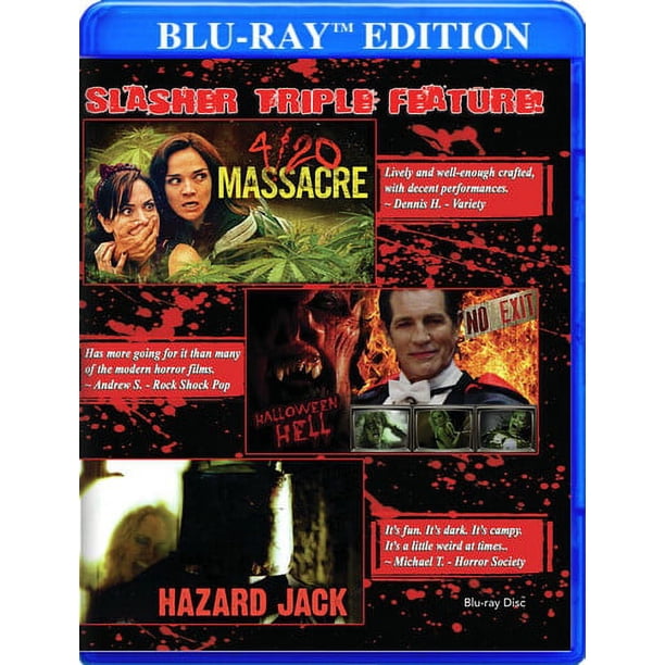 Slasher Triple Feature: 4/20 Massacre - Halloween Hell - Hazard Jack (Blu-ray), All Channel ...