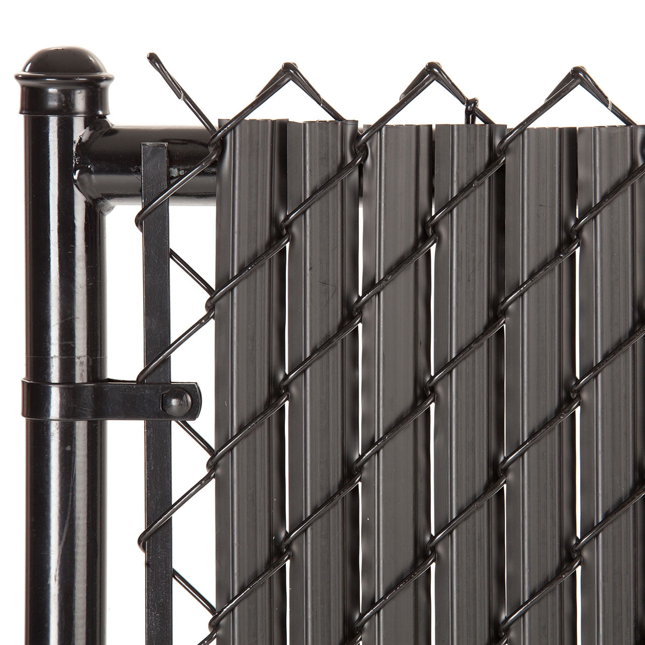 Slat Depot Maximum Privacy Black for 6ft Chain Link Fence - Walmart.com