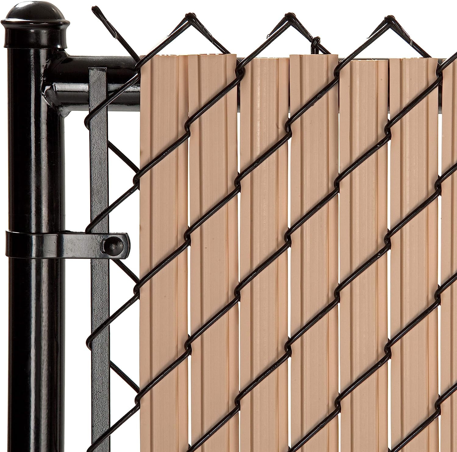 Slat Made in America Privacy Inserts for Chain-Link Fence, Double-Wall ...