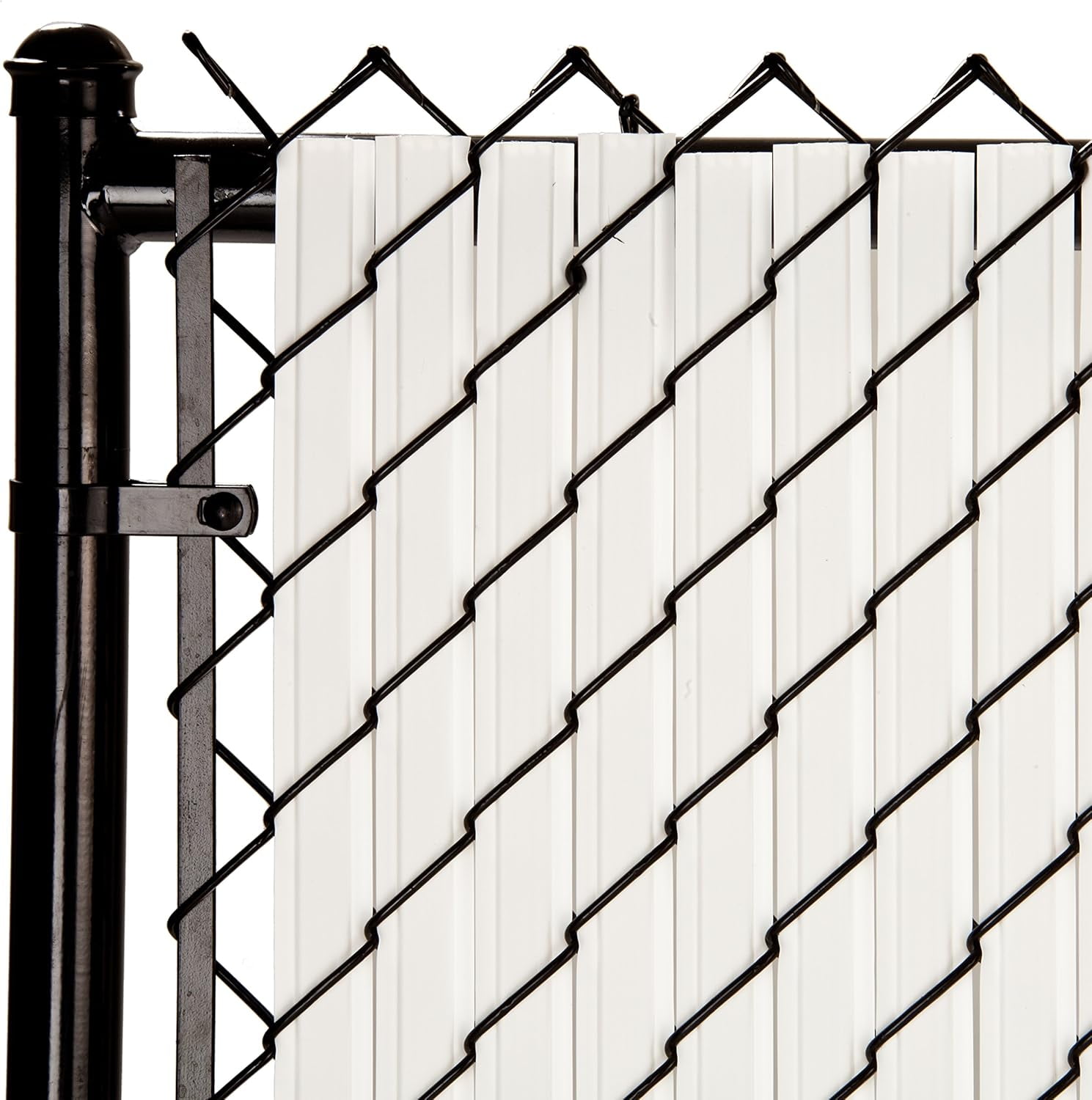 Slat Made in America Privacy Inserts for Chain-Link Fence, Double-Wall ...