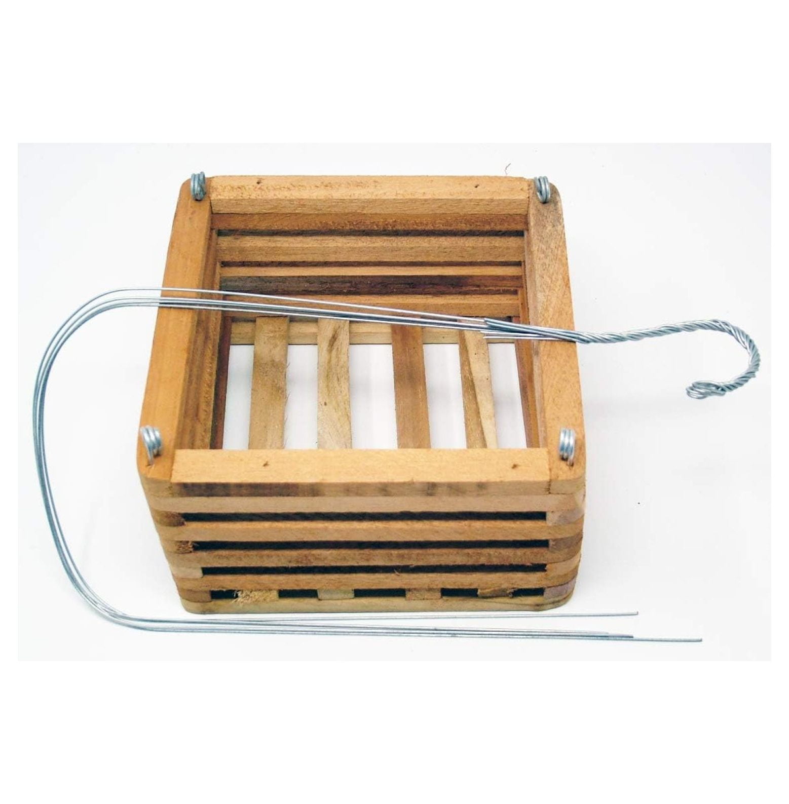 Slat Vanda Orchid Basket. Cedar. 8 Inch with 20 inch hanger. - Walmart.com