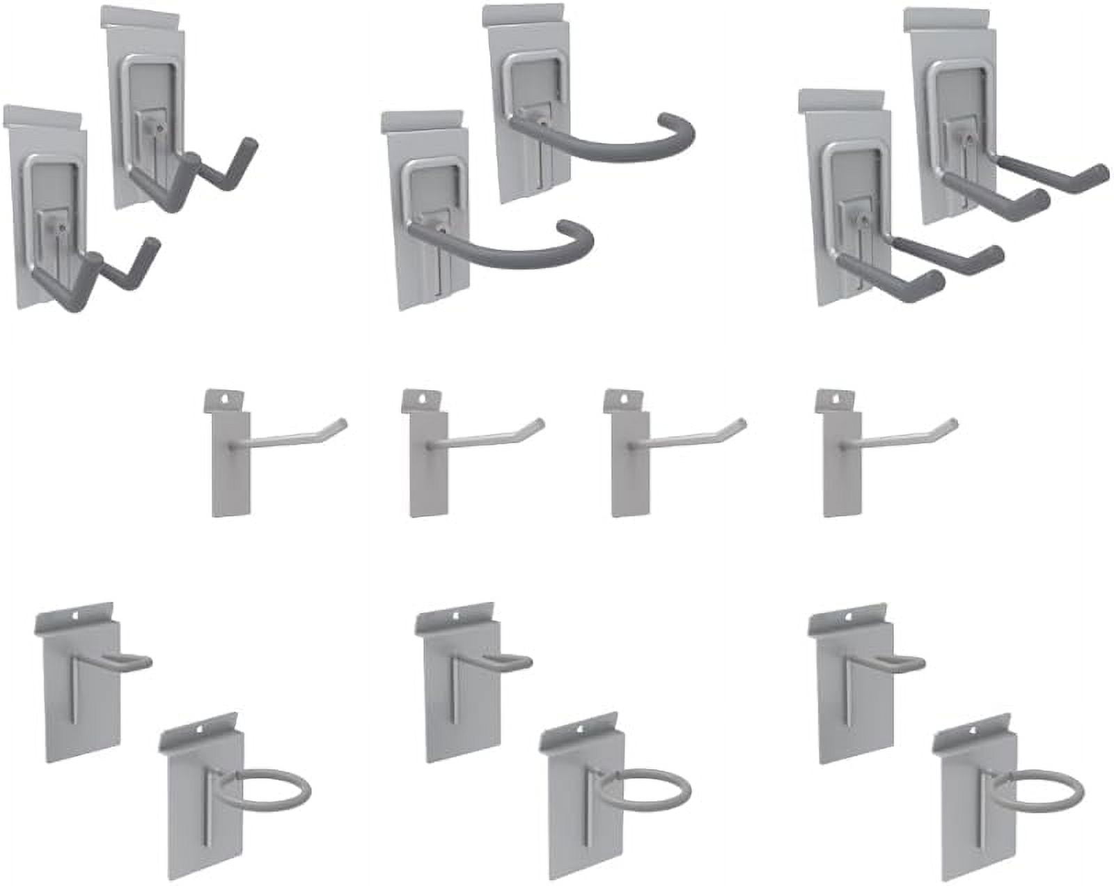 Slat Wall Accessories Heavy Duty Steel Locking Sports Kit Slatwall ...