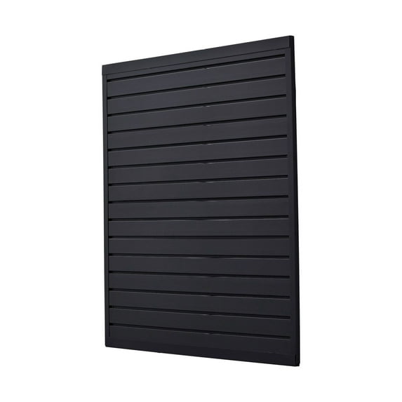Slat Wall Paneling, 4 x 4 ft, PVC Garage Slatwall with Modular Design ...