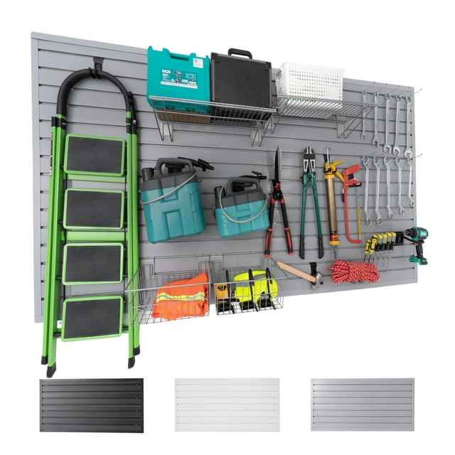 Slat Wall Paneling Garage Storage PVC Wall Panels, Slatswall Board ...