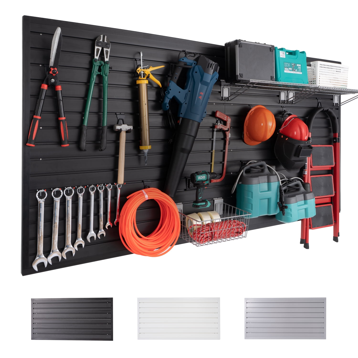 Slat Wall Paneling Garage Storage PVC Wall Panels, Slatswall Board ...