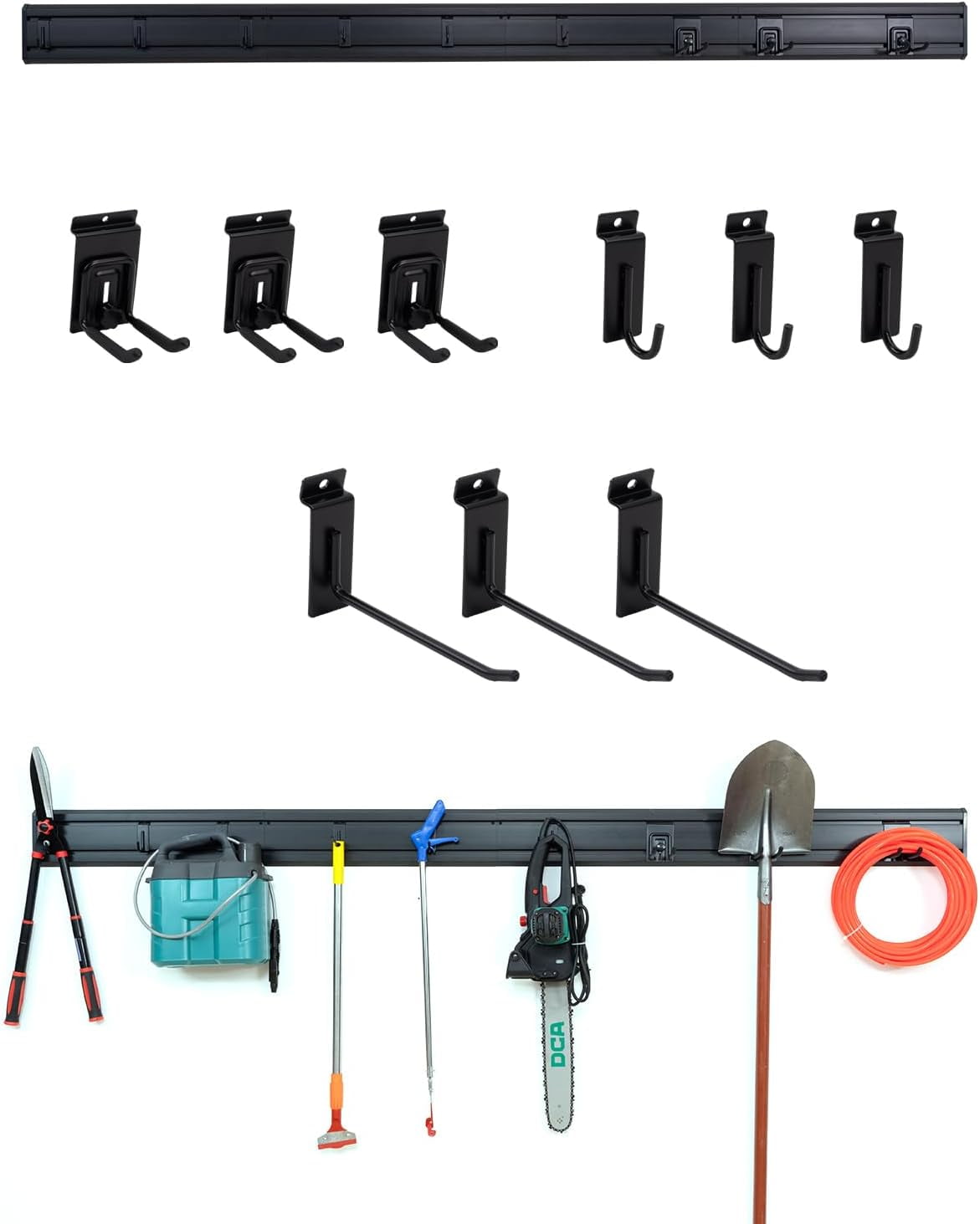 Slat Wall Paneling Garage Tool Organizer Wall Mount 4 Pack with ...