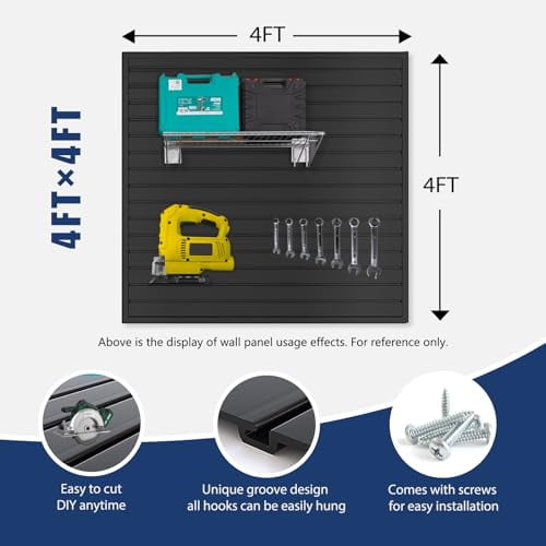 Slat wall paneling garage wall organizer:slatwall panel for garage wall ...