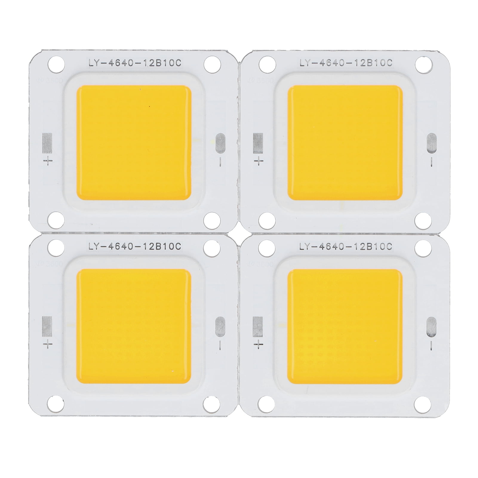 Slatcetga 4Pcs COB Chip 3200K 60W 30‑34V LED Light Source for DIY Spot ...