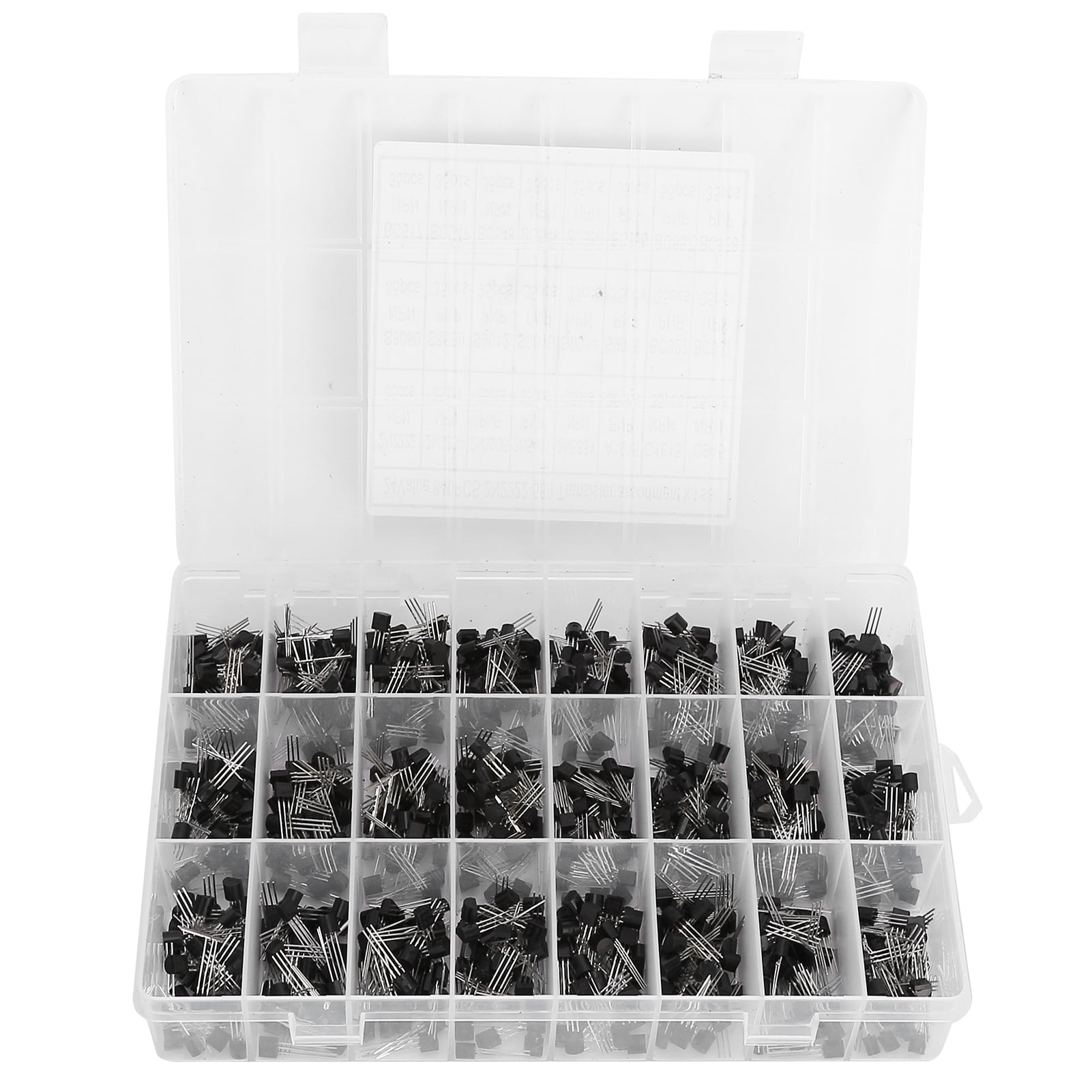 Slatcetga 840 Pcs InLine TO92 Transistors NPN Small Power Transistors ...