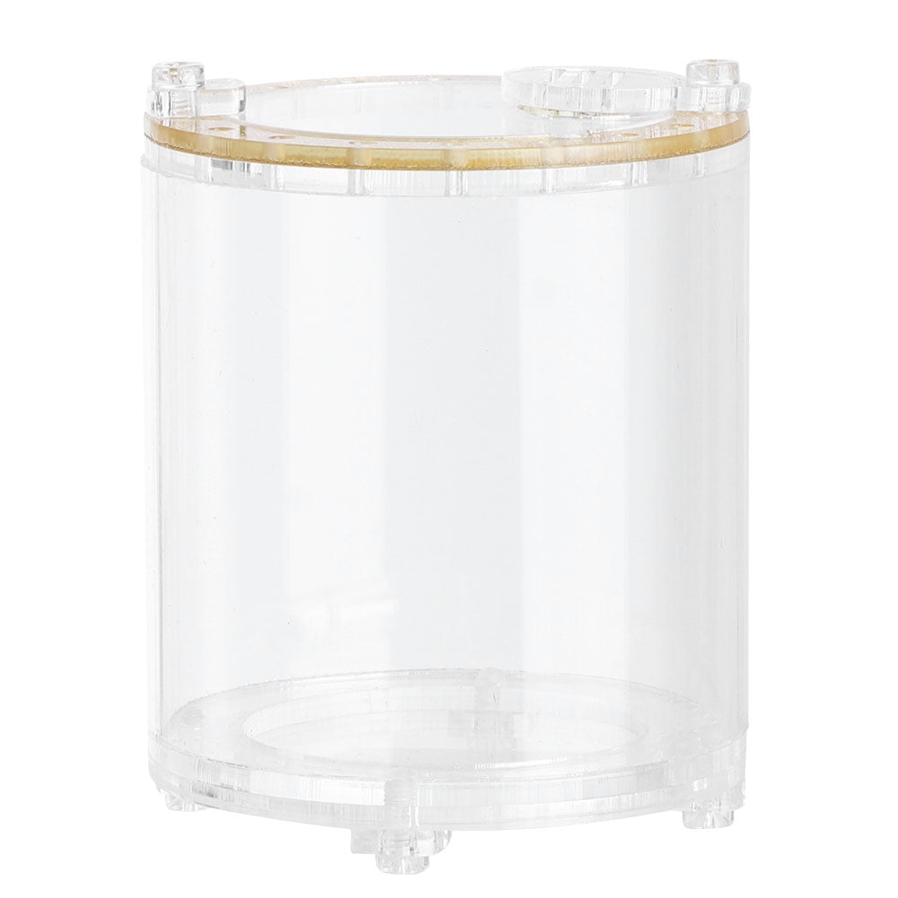 Slatcetga Portable Acrylic Circular Small Animal Keeper Tank Feeding ...