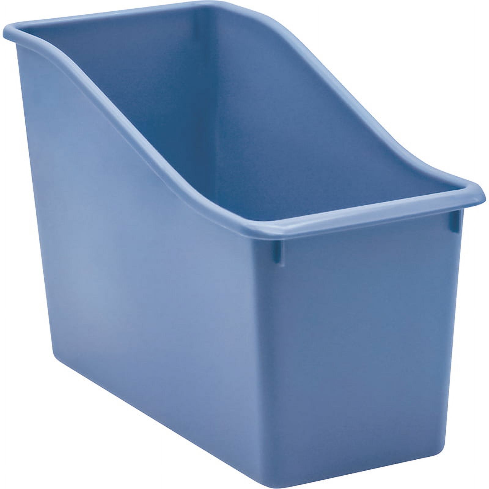 Walmart's Bundle of 10 Slate Blue Plastic Book Bins | Ideal for ...