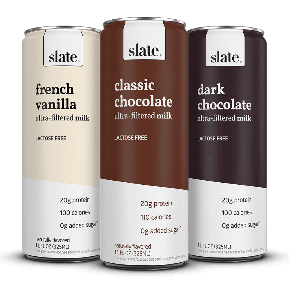 Slate Milk - High Protein Shake, Core Variety Pack, Classic Chocolate ...