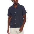 Slate & Stone mens Camp Collar Shirt, m, Navy - Walmart.com
