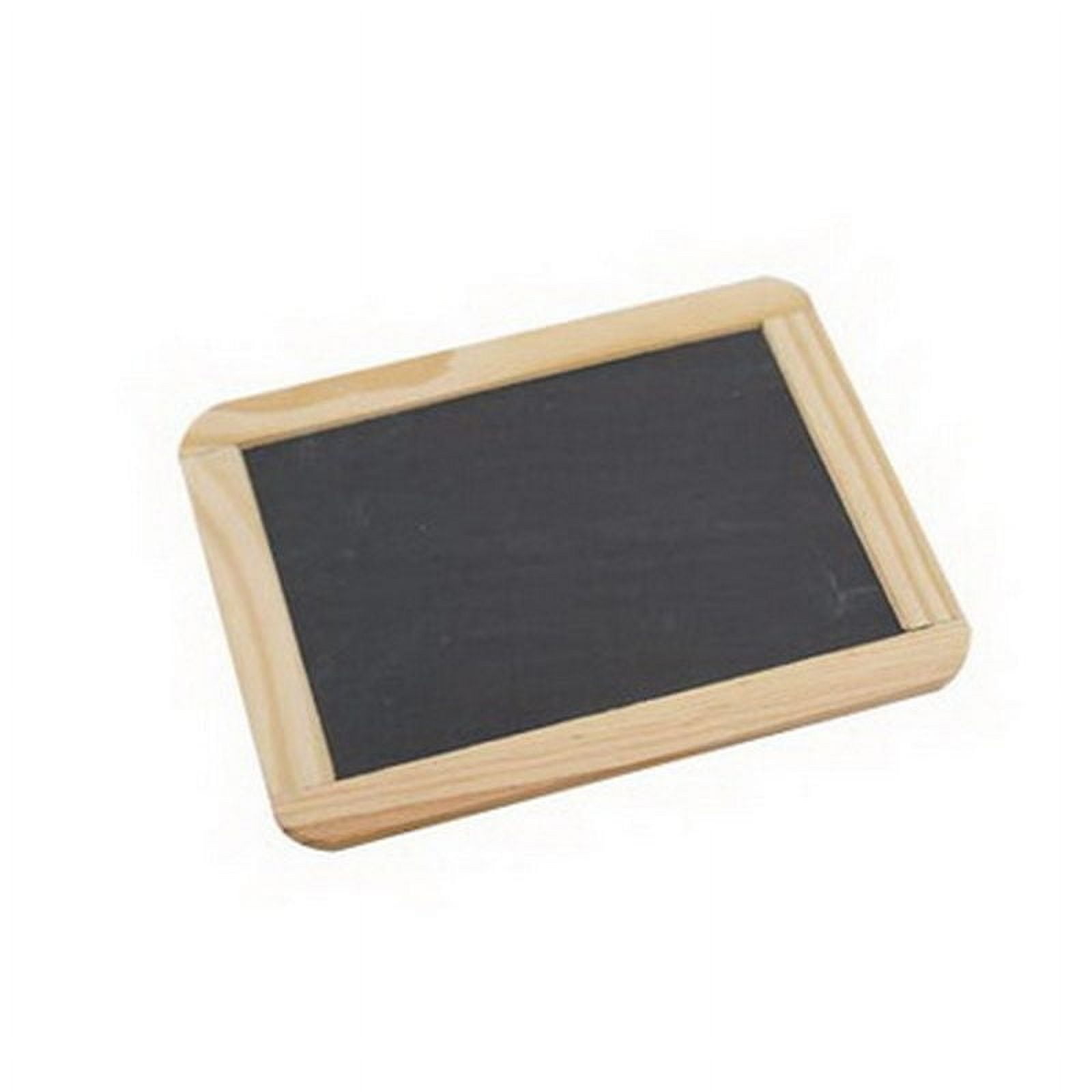 Slate Writing Board with Natural Wood Trim (22 x 17 cm | 8.6 x 6.7 in ...