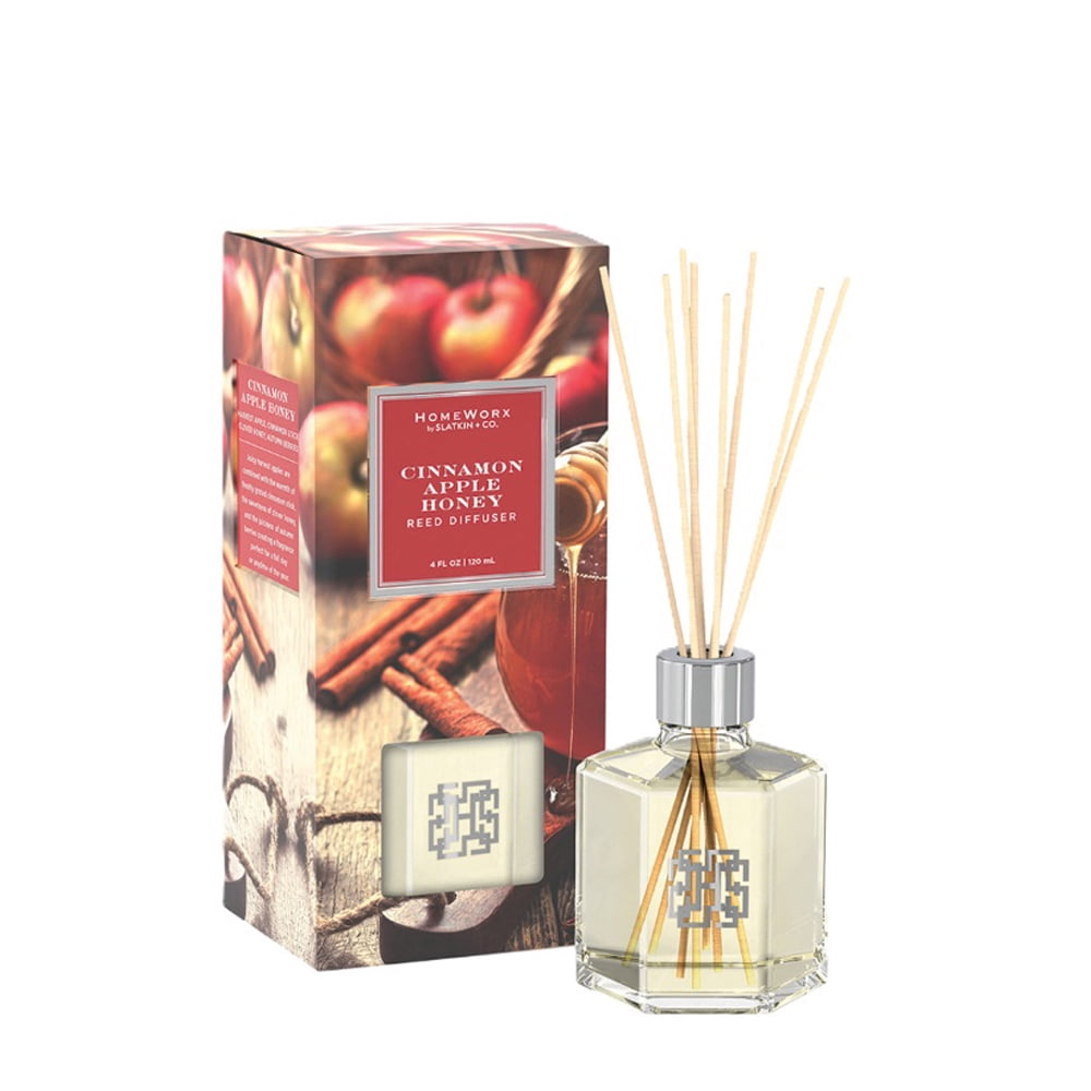 Slatkin + Co. Cinnamon Apple Honey Reed Diffuser - Walmart.com