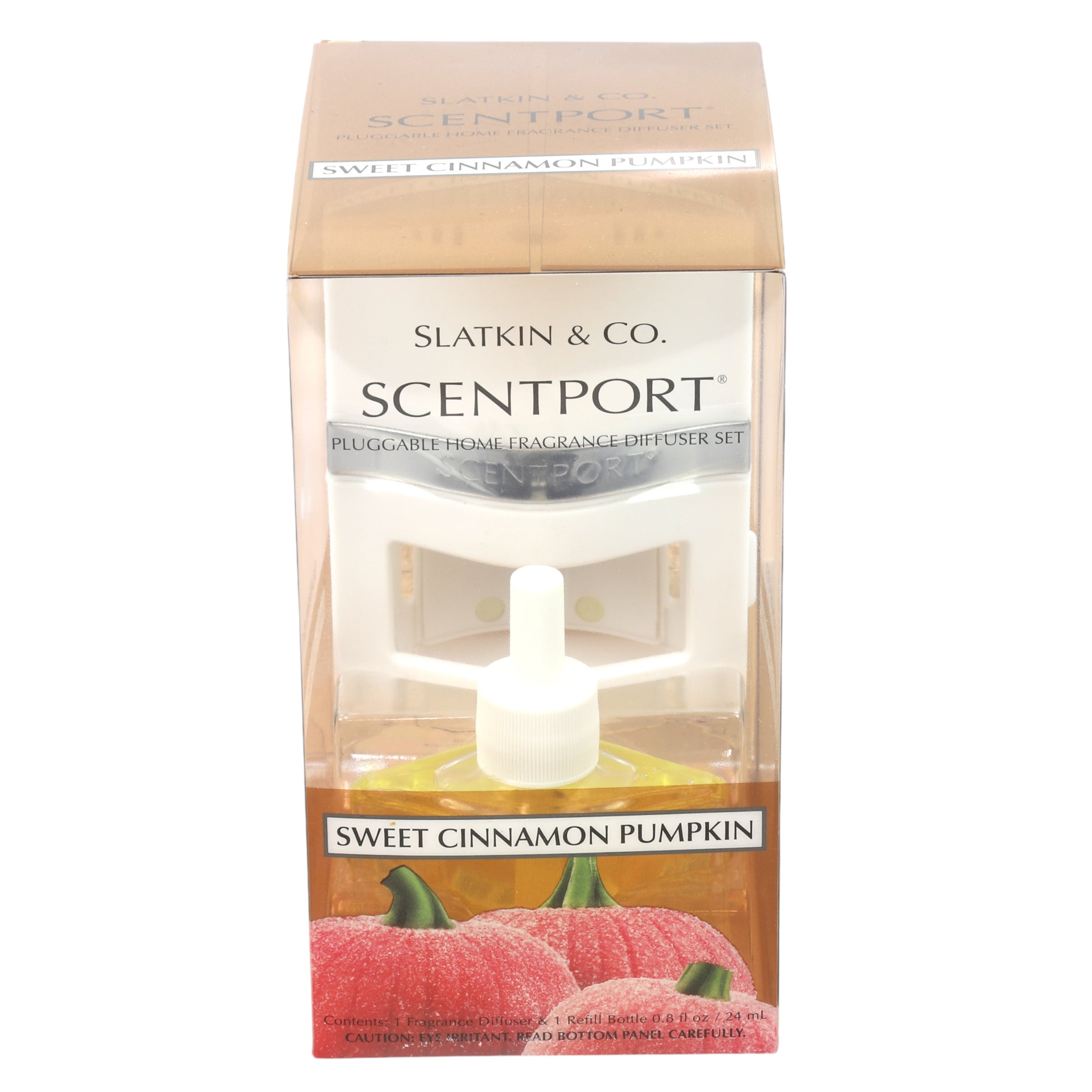 Slatkin & Co. Sweet Cinnamon Pumpkin Scentport Home Fragrance Diffuser ...