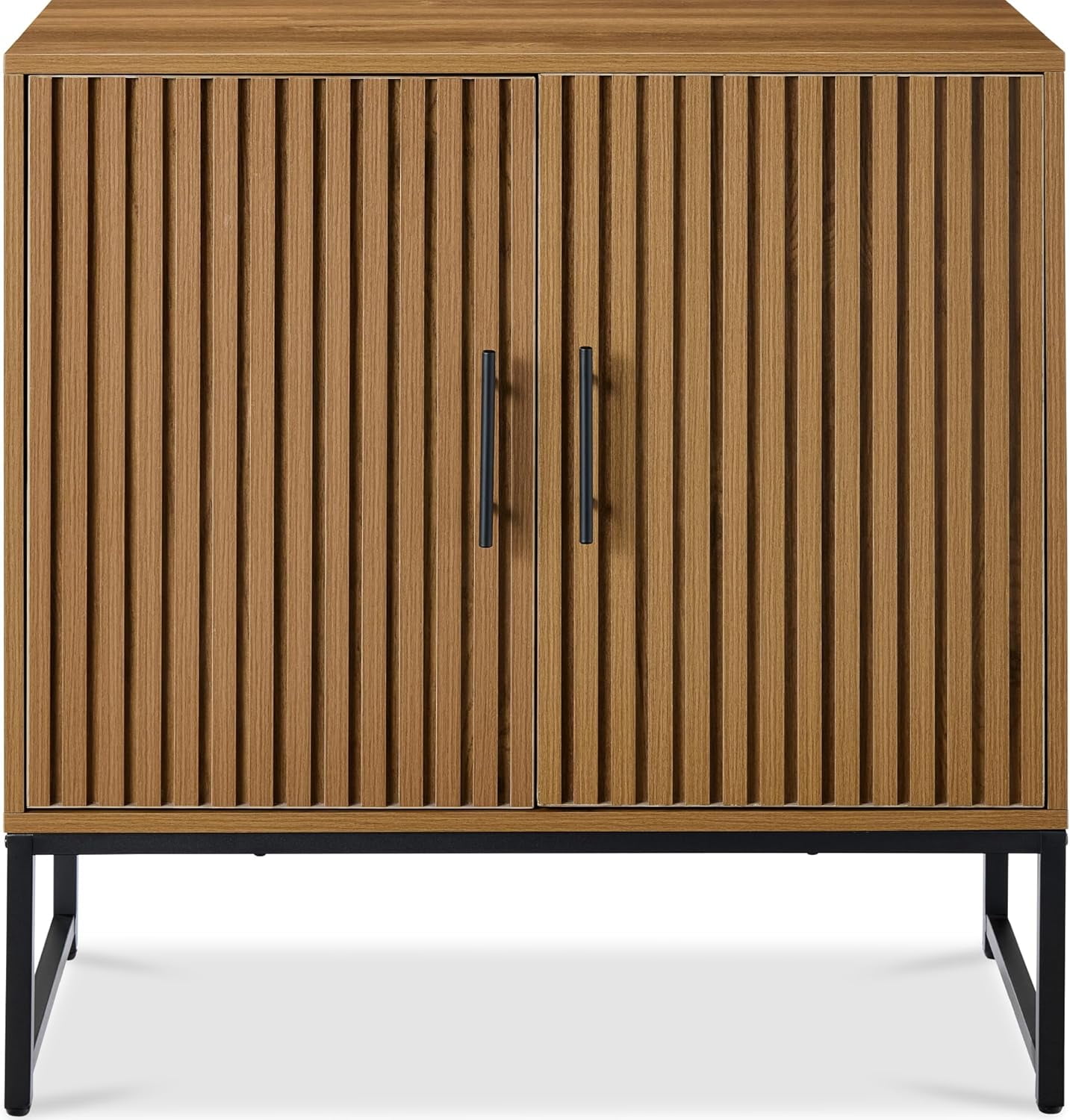 Slatted Sideboard Buffet Cabinet, Entryway Table, Accent Storage ...