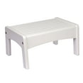 Slatted Step Stool - White - Walmart.com