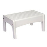 Slatted Step Stool - White - Walmart.com