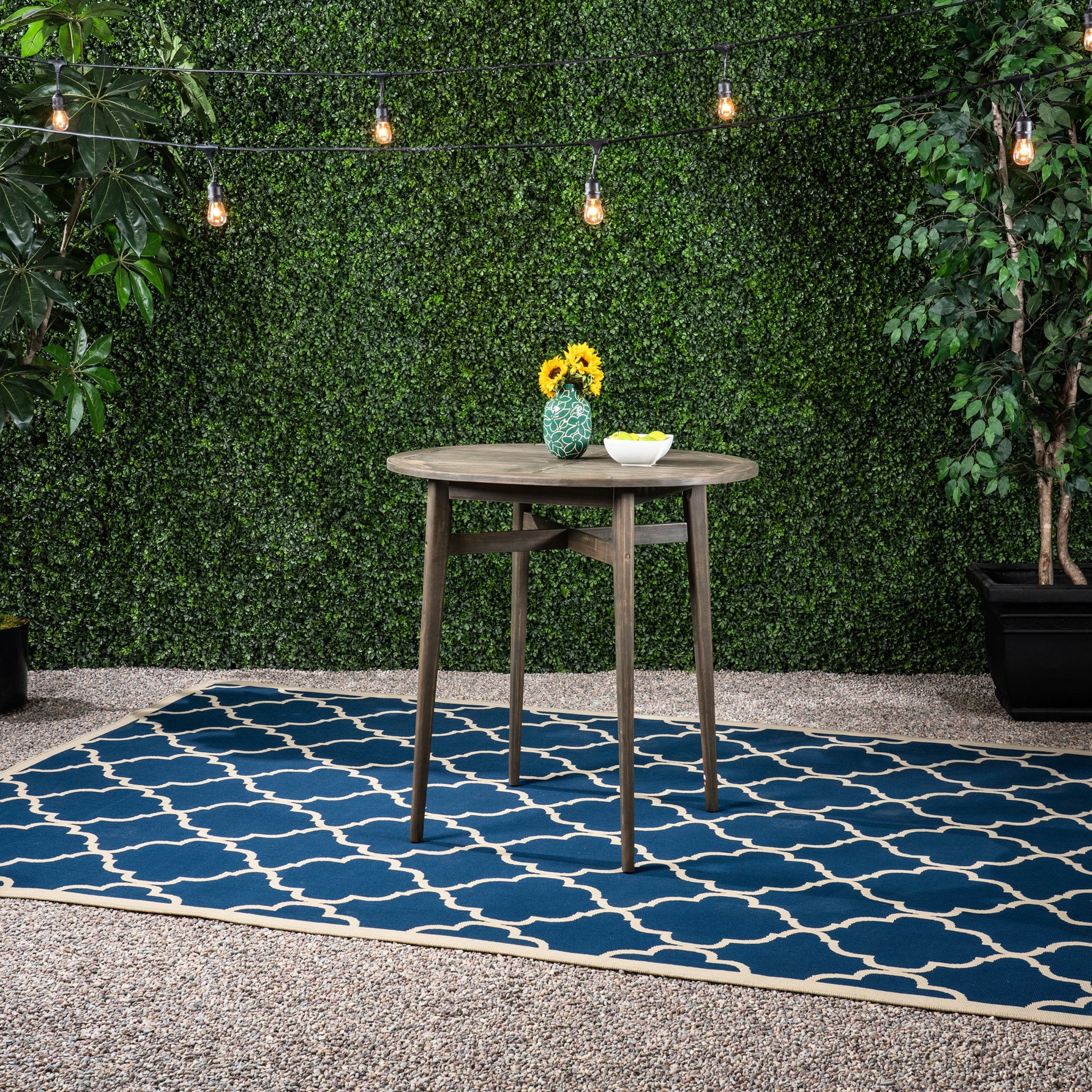 Slatted Top Elegance | Make Your Patio More Inviting with the Bar Table ...