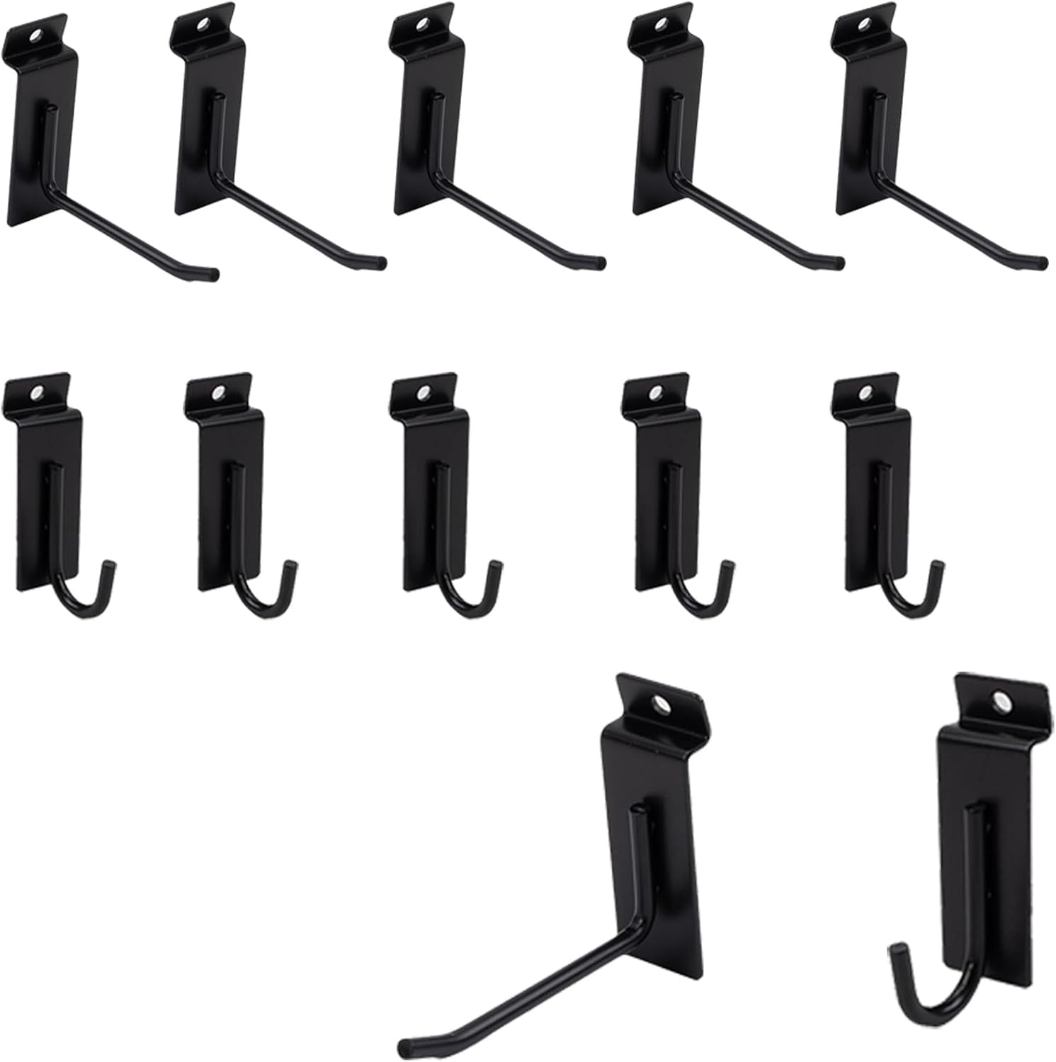 Slatwall Accessories 10 Pcs Slatwall Hook Slat Wall Hanging Hook Garage ...