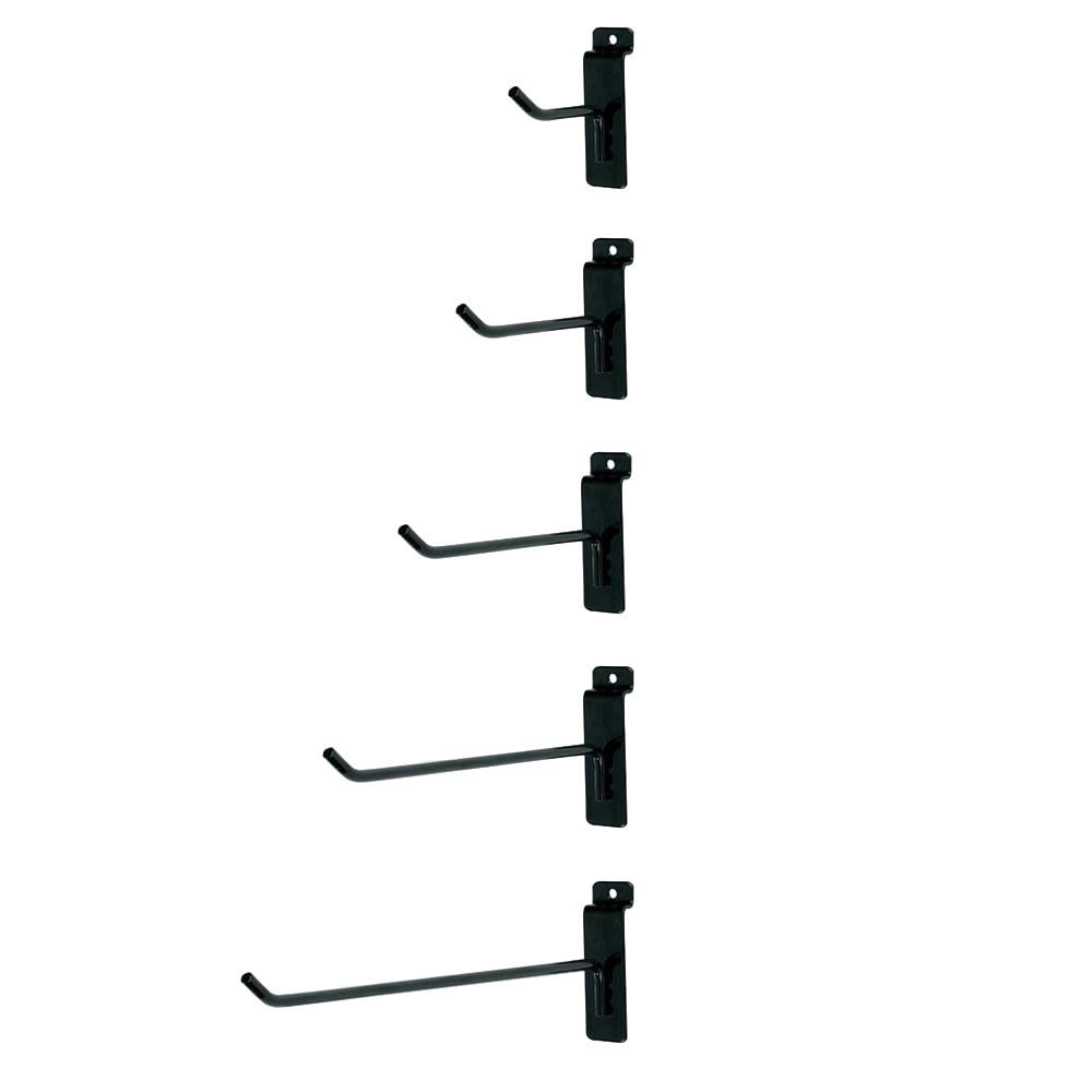 Slatwall Accessories: Pack of 25 Slatwall Hooks with Integrated ...
