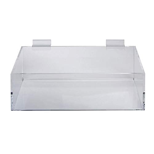 Slatwall Acrylic Tray, 12"W x 6"D x 4"H - Walmart.com