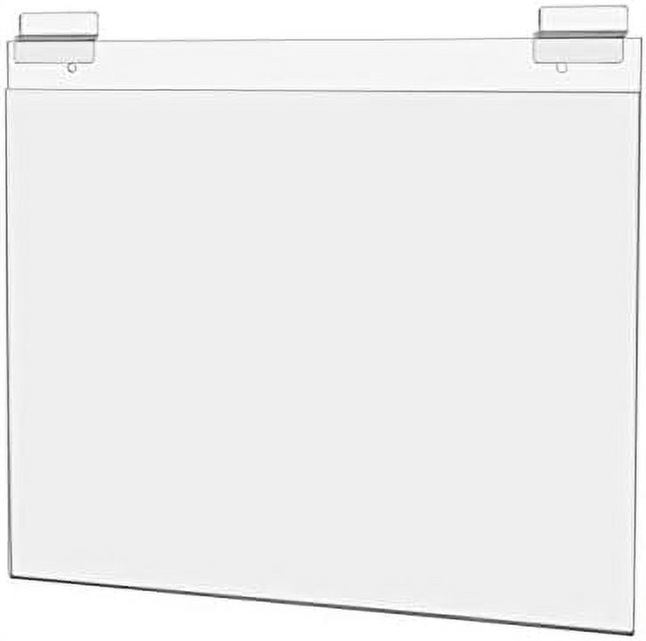 Slatwall Ad Frame Landscape Sign Holder Notice Flyer Info Sheet ...