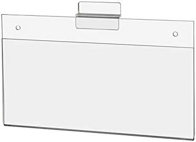 Slatwall Ad Frame Landscape Sign Holder Notice Flyer Info Sheet ...