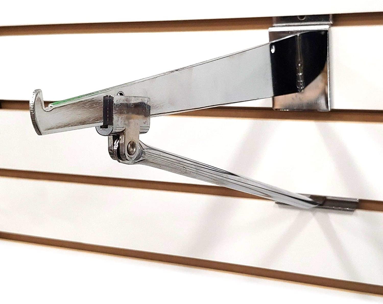 Slatwall Bracket Support Arm for 12" - 14" Deep Slat Shelf Brackets ...