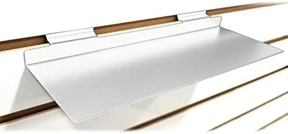 Slatwall Metal Shoe Shelf, Flat Display Shelves for Slat & Slatgrid ...