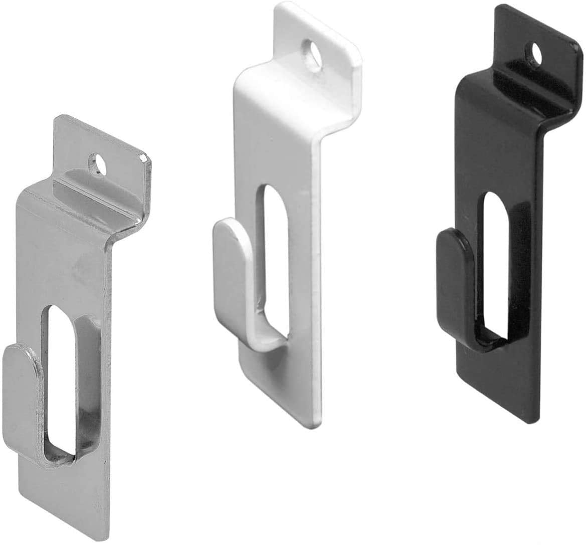 Slatwall Notch Hook for Picture Hanging, Metal Utility Hook Fits ...