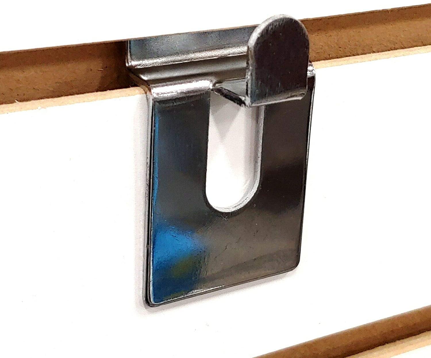 Slatwall Open End Basket Holding Notch Hook, Chrome, 1 Unit - Walmart.com