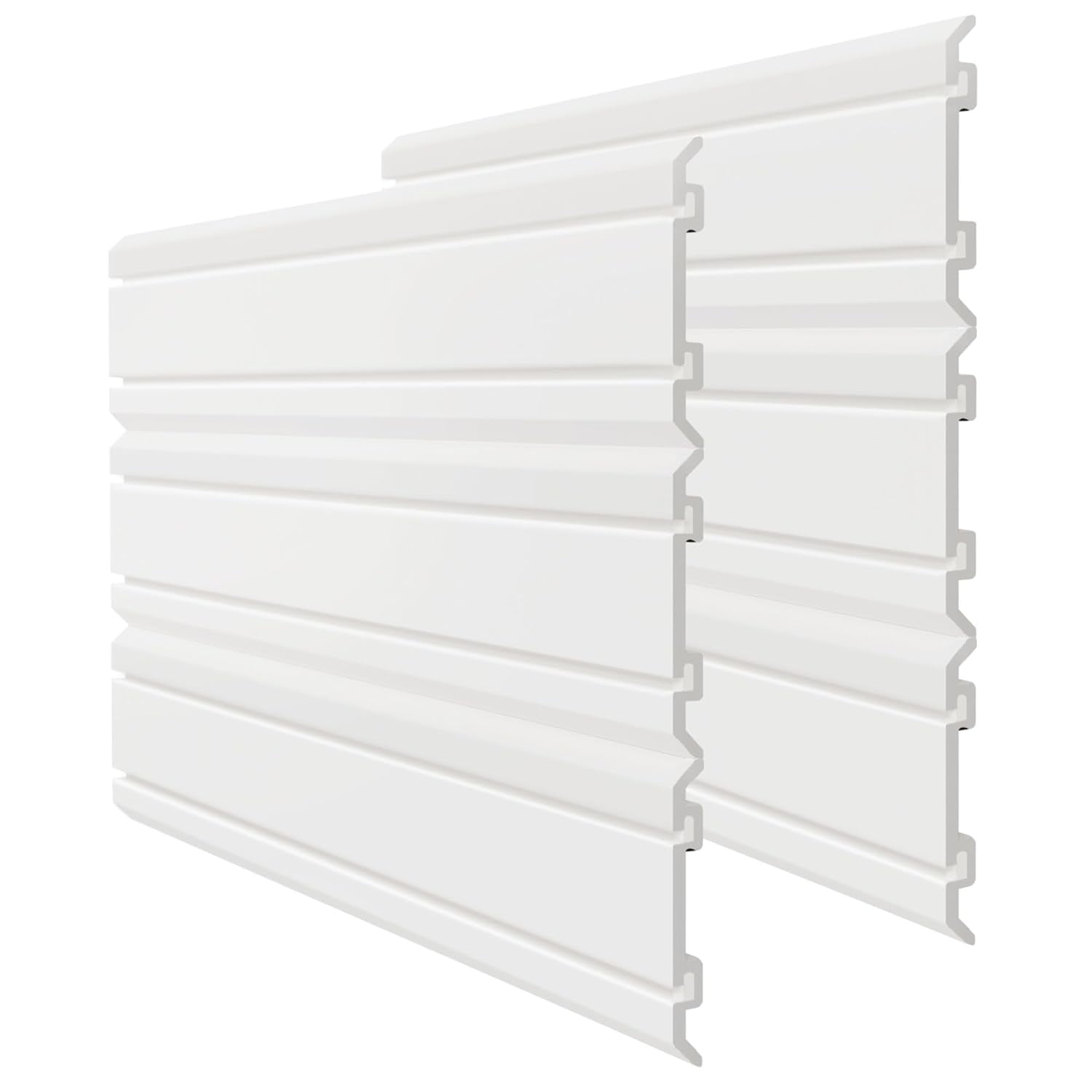 Slatwall Panel 6PCS Garage Wall Organizer Heavy Duty Wall Mounted PVC ...