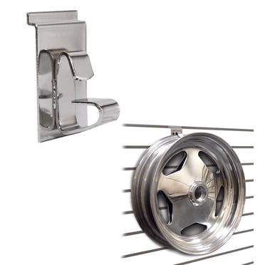 Chrome Gridwall Joining Clips - Grid Panel Joiner Connectors - 8 Pack ...