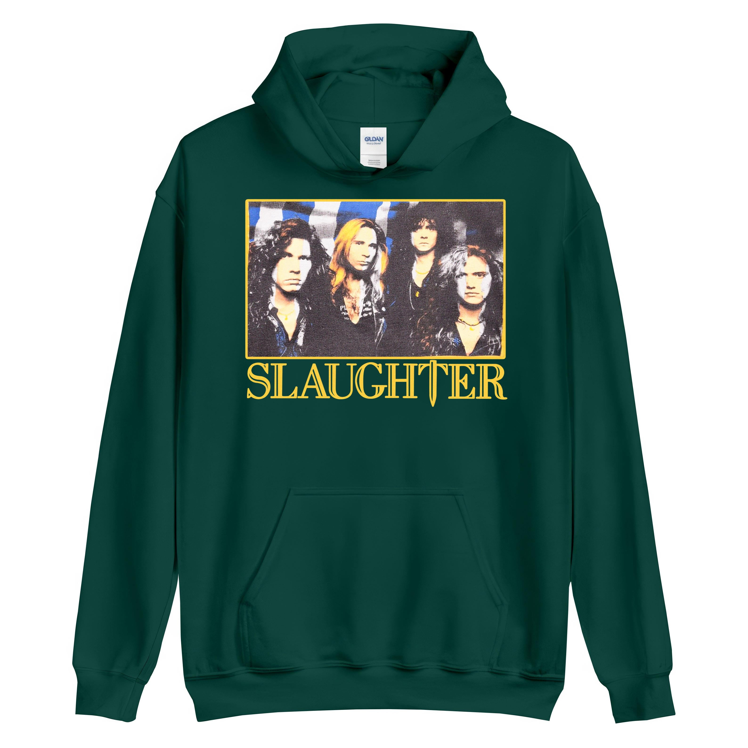 Slaughter Music Tour 1990 T-Shirt Unisex Gift For Fans All Size-TH29709 ...