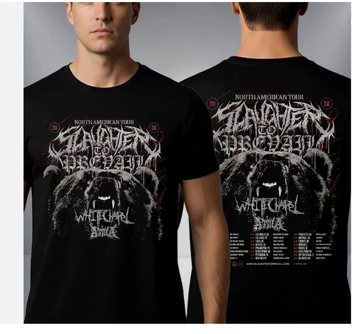 Slaughter To Prevail North America 2026 Tour T-Shirt, Slaughter To ...