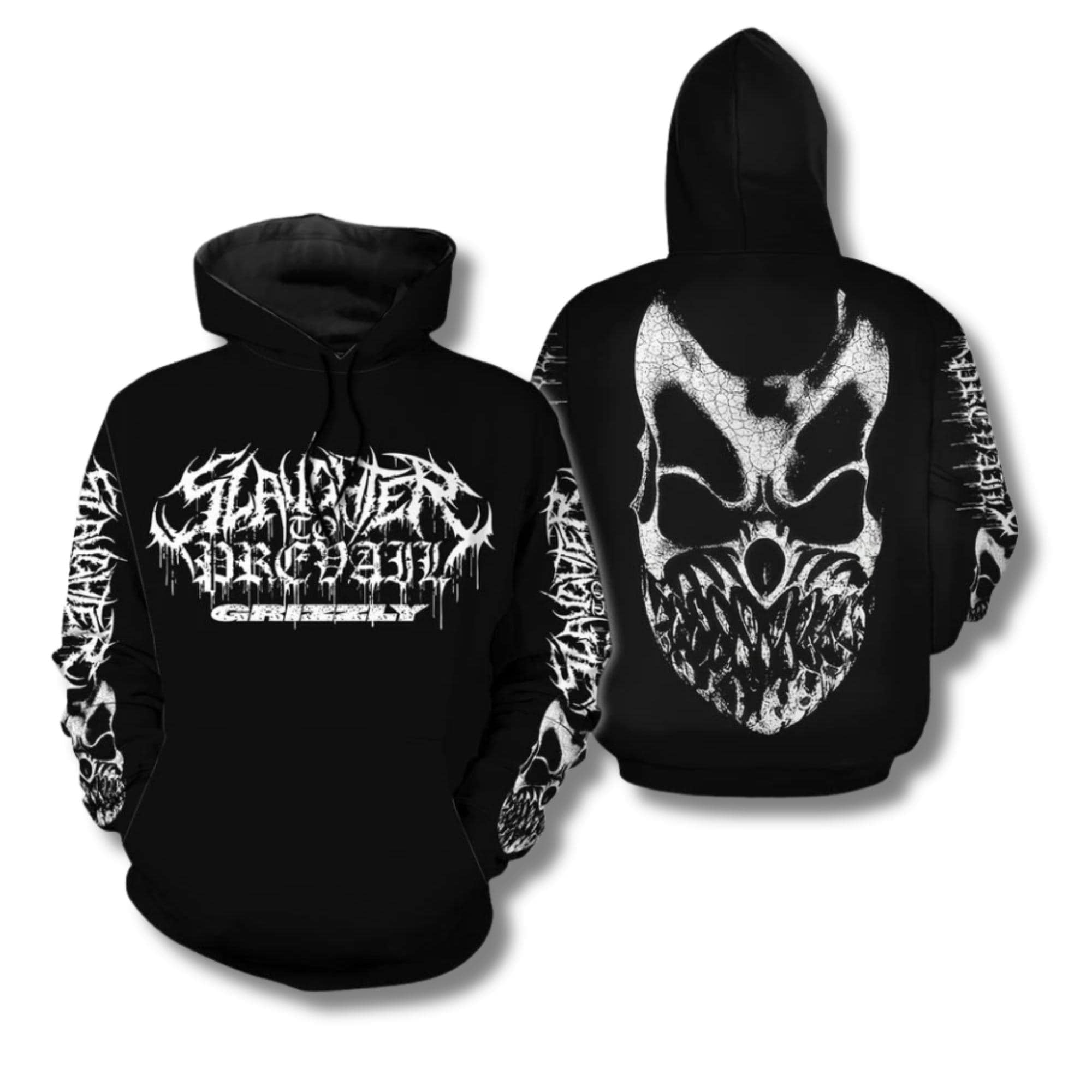 Slaughter to Prevail Grizzly Reprint 3D Hoodie, Black Metalcore ...