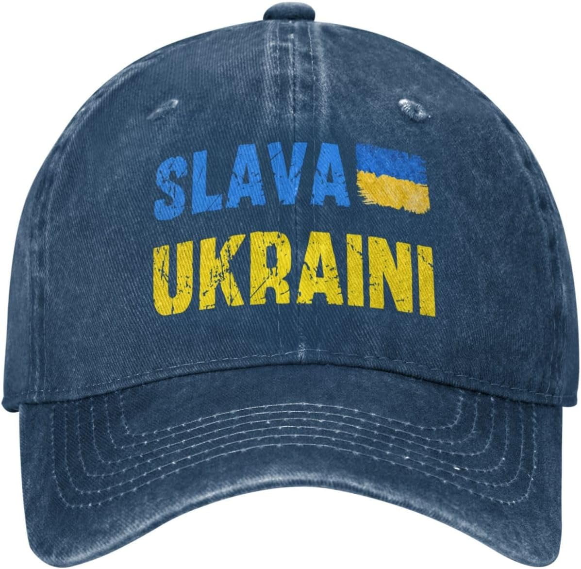 Slava-Ukraini Hats Glory-to Ukraine Denim Cap Blue - Walmart.com